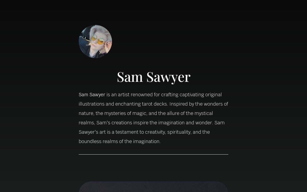 Sam Sawyer Portfolio